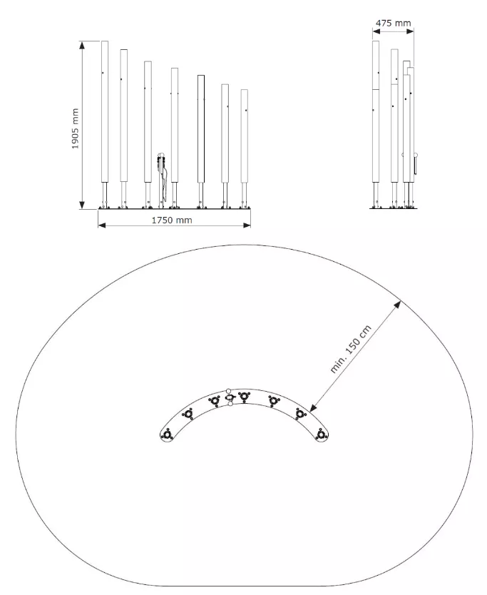 Dzwony rurowe forest - instrument na plac zabaw Przydomowe place zabaw ...